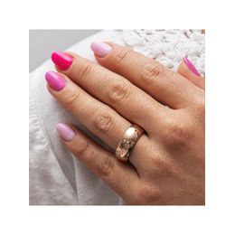 ZEEme Stainless Steel Ring Edelstahl ros&eacute;-vergoldet 8mm breit
