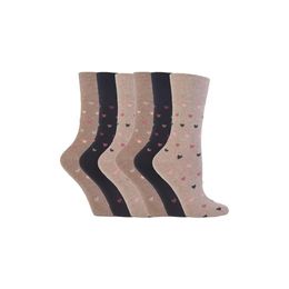 Gentle Grip - 6 Paare Damen Gentle Grip nicht elastische Socken - GG48