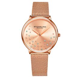 Rose Gold Symphonie Quarz 38mm