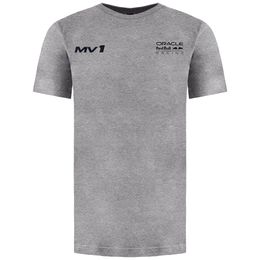 Castore Red Bull Racing Max Helm Unisex Grau Meliert T-Shirt