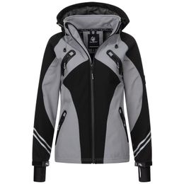 Rock Creek Softshelljacke Schwarz