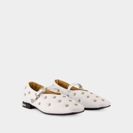 Ballerinas Aj1342 - Toga Pulla - Leder - Wei&szlig;