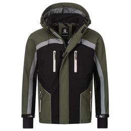 Rock Creek Softshelljacke Dunkelgr&uuml;n