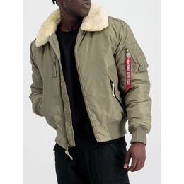 Alpha Industries Herren Injector III Fliegerjacke in Gr&uuml;n
