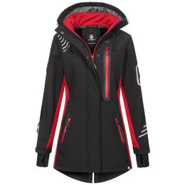 Rock Creek Softshellmantel Schwarz