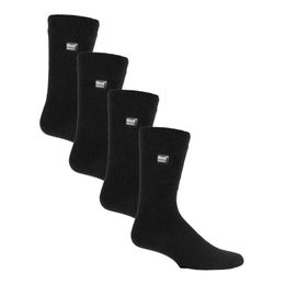 Heat Holders Ultra Lite - 4 Paar Multipack Mens Thermal Socks | Ultra Thin Warm Socks for Dress Socks in Winter - Black