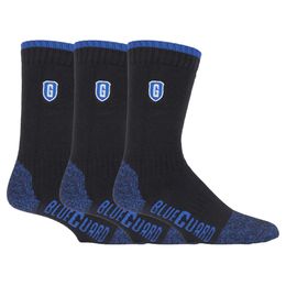 Blueguard - 3 Paar Multipack Ultra Durable Work Socks f&uuml;r Stahlkappenstiefel | Herren & Damen Langlebige Heavy Duty Socken - Schwarz