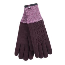 Heat Holders - Damen Thermohandschuhe f&uuml;r den Winter im Kisdon Style - Mulberry