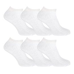 Kinder 100% Baumwolle Kn&ouml;chel Socken | Sock Snob | Low Cut Trainer Socken f&uuml;r Jungen & M&auml;dchen - Wei&szlig;