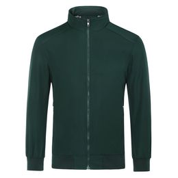 Allthemen Heren Bomberjack met opstaande kraag, overgangsjack voor de herfst, casual sportjack groen