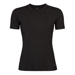 Heat Holders Damen Thermo-T-Shirt f&uuml;r den Winter | W&auml;rmespeicher | Warmes Kurzarm-T-Shirt | Fleece gef&uuml;ttertes Baselayer-Top - Schwarz