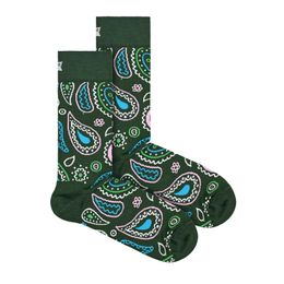 Happy Socks Gl&uuml;ckliche Socken - Neuheit Paisley Design Socken | Gro&szlig;es Geschenk - Paisley