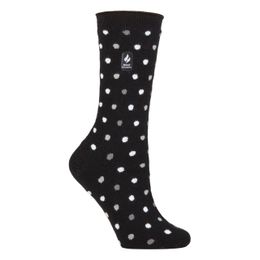 Heat Holders Damen Ultra Lite Thermal Brushed Inner Yarn Design Socken Schwarz/Tonal (Nicosia)