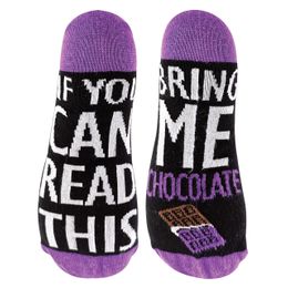 Wenn Sie diese Socken lesen k&ouml;nnen, bringen Sie mir Socken mit Schokolade
