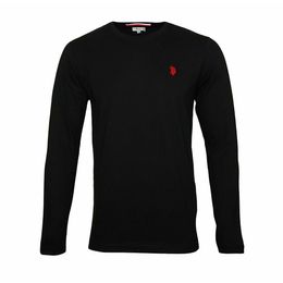 U.S. Polo Assn. Langarmshirts in Schwarz