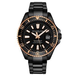 Schwarz Depthmaster Quarz 42mm