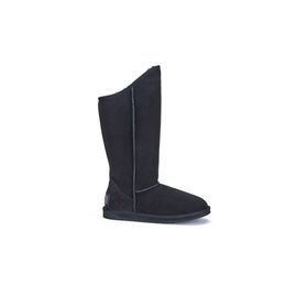 Gem&uuml;tliche hohe schwarze Stiefel