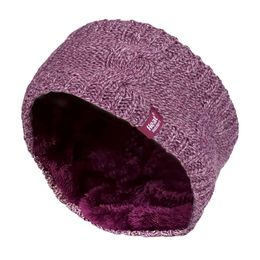 Heat Holders Damen Kabel gestrickt Fleece gef&uuml;ttert Thermal Winter Ohrw&auml;rmer Stirnband