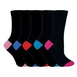 Sock Snob&reg; - Socken f&uuml;r Damen aus weicher Baumwolle im Multipack