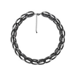 Steuer Modeschmuck Kette schwarze Metall Gliederkette