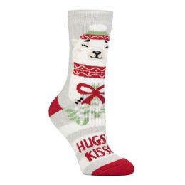 Ladies Cosy Novelty Socks | Heat Holders Lite | Christmas Socks for Women | Gifts for Her Socks - Hugs&Kisses