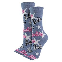 Damen Barbie Socken | Cute Funny Casual Neuheit Kleid Socken | Barbie Geschenke - Barbie (Blau)