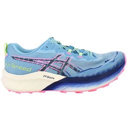 asics FujiSpeed 2 Damen blaue Laufschuhe