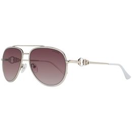 Guess Pilotenbrille Damen Gold Braun Farbverlauf GF0344
