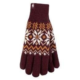 Heat Holders - Ladies Soft Thermal Gloves - Wein