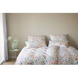 Bettw&auml;sche Elegante "Gentle Jersey", blau, B/L: 135cm x 200cm, 1 Stk., 1 Stk., Mako-Jersey, B/L: 80cm x 80cm, 2, Mako-Jersey, Obermaterial: 100% Baumwolle, Bettw&auml;sche, Bettw&auml;sche, angenehmes Hautgef&uuml;hl