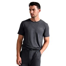 Ted Baker Kurz&auml;rmeliges Pyjamaoberteil | Luxuri&ouml;ses Baumwoll-Loungewear T-Shirt f&uuml;r den Sommer - Anthrazit