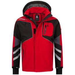 Rock Creek Softshelljacke Rot