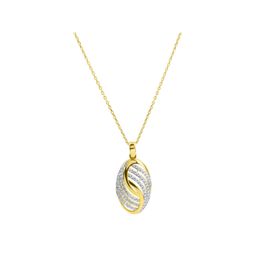 Diamonds by Ellen K. Fascination by Ellen K. Anh&auml;nger mit Kette 585/- Gelbgold bicolor Zirkonia