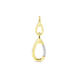 OROLINO Anh&auml;nger Gold 585 mit 5x Brillant zus. 0,025ct.