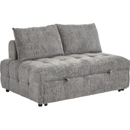 Schlafsofa, taupe, B:140cm H:85cm T:109cm, 100% PES, ATLANTIC HOME COLLECTION, Sofas, Schlafsofa, 2-Sitzer Schlafsofa mit Sitztiefenverstellung (2x)