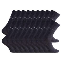 Pierre Cardin Business-Socken 18 Paar in Antharzit