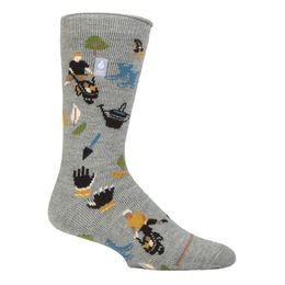 Herren Fun Hobby Socken | Heat Holders Lite | Novelty Fluffy Fleece gef&uuml;ttert Thermosocken f&uuml;r Winter - Gartenarbeit