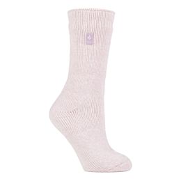 Heat Holders - Femmes Chaussettes Thermiques Hiver | Chaudes Chaussettes Polaire - Rose Saupoudr&eacute; (Vienne)