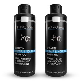 Keratin Repair & Nourish Shampoo 300 ml x 2