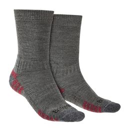 Bridgedale - Herren Wandern leichte Merino Socken - Grau / Heather