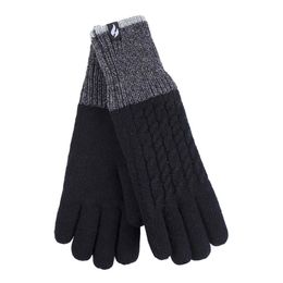 Heat Holders - Damen Thermohandschuhe f&uuml;r den Winter im Kisdon Style - Schwarz