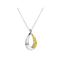 ZEEme Silber Anh&auml;nger mit Kette 925/- Sterling Silber bicolor