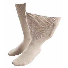Herren & Damen Extra Wide Soft Cotton Oedema Socken f&uuml;r geschwollene F&uuml;&szlig;e