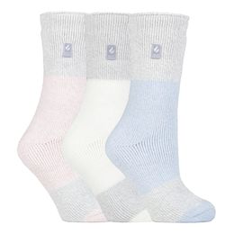 Heat Holders - 3er Pack Multipack Damen Isolierte Thermosocken f&uuml;r den Winter - Plain H&T