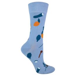 TALKIE SOCKS - Herren & Damen Neuheit Baumwolle Blau Vegetable Vegan Socken