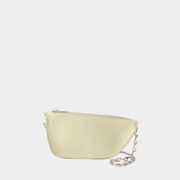 Sac &agrave; Bandouli&egrave;re Micro Sling Shield - Burberry - Cuir - Beige
