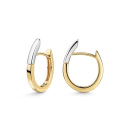Diamonds by Ellen K. Fascination by Ellen K. Klappcreolen 375/- Gelbgold bicolor glanz