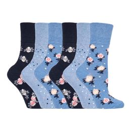 Gentle Grip - 6 Paar Damen Gentle Grip nicht elastische Socken - SOLRH177