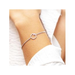 CAI Armband 925 Sterling Silber rhodiniert Zirkonia Kreis