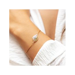CAI Armband 925/- Sterling Silber vergoldet Topas